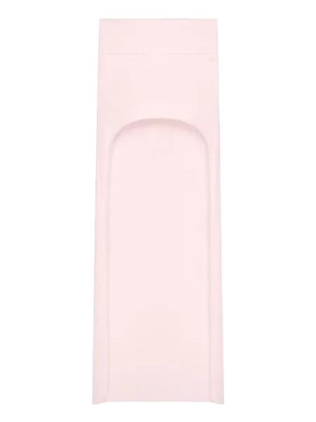 COURREGES Courreges Asymmetrical Logo Midi Skirt